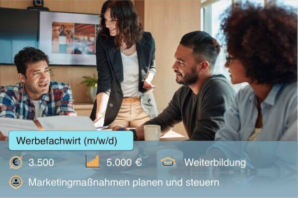 Werbefachwirte : Einstieg, Aufstieg, Einkommen, Weiterbildung
