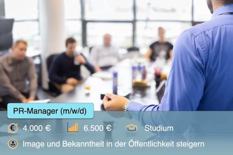 PR-Manager : Einstieg, Aufstieg, Einkommen