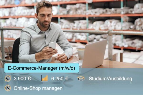 E-Commerce Manager : Einstieg, Aufstieg, Einkommen